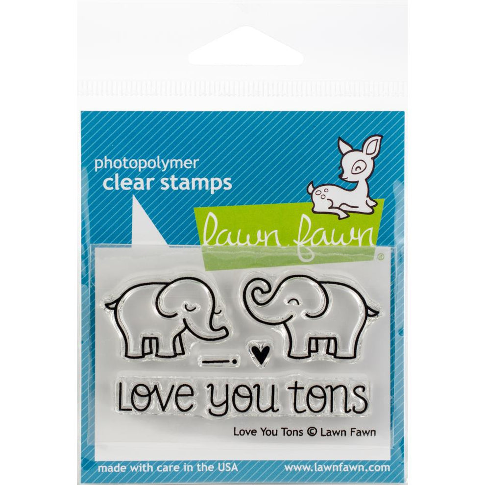 Lawn Fawn Clear Stamps - Love You Tons – Zoola Craft